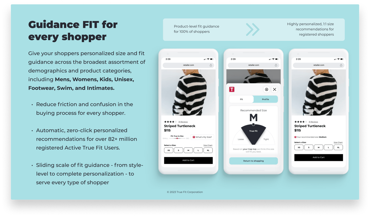 True Fit and Shopify